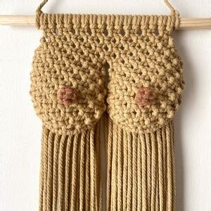 Macrame Boobs Etsy