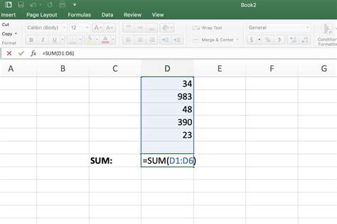 How To Sum Up In Excel Sheet