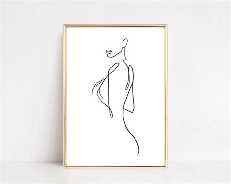 Women Wall Art Nude Art Print Nordic Print Boho Print Etsy