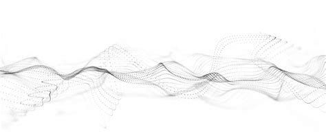Premium Photo Digital Dynamic Wave Of Particles And Lines Abstract White Futuristic Background