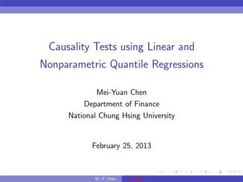 PDF Causality Tests Using Linear And Nonparametric Quantile DOKUMEN TIPS