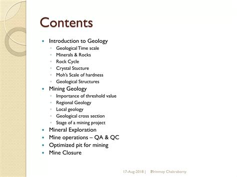 Mining Geology An Overview Pdf
