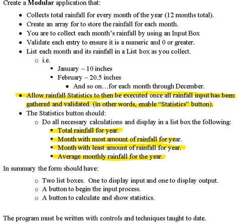 solved public class form1 dim arrrainfall as short dim