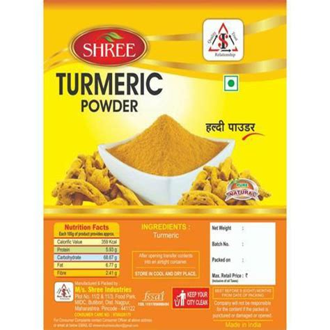 Shree Pure Turmeric Powder Packaging Packets At Best Price In Nagpur