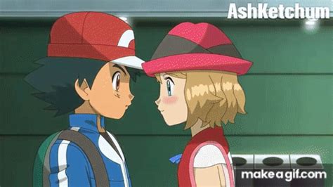 Ash And Serena Kiss Scene Pokemon Xyz On Make A 