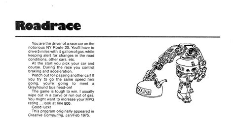 Roadrace 1975 Video Game Boardgamegeek