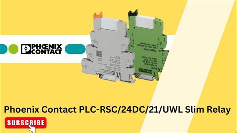 Plc Rsc 24dc 21 Relay Module Youtube