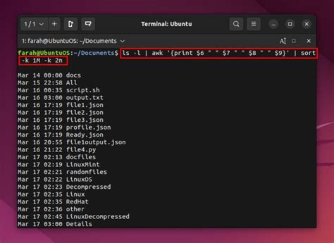 Sort Files With Ls Command In Linux 4 Effective Methods