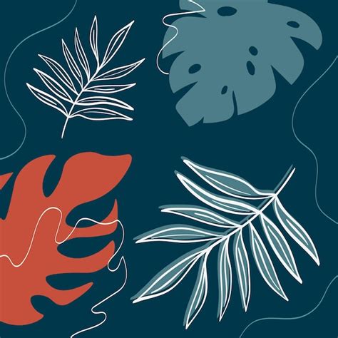 Premium Vector Floral Background Tempalte