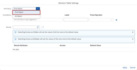 Create Decision Table And Text Rules Sap Tutorials