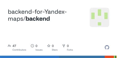 github backend for yandex maps backend