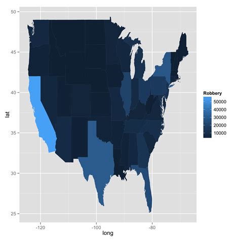 R Maps Ggplot2 Fill By State Is Missing Certain Areas On The Map