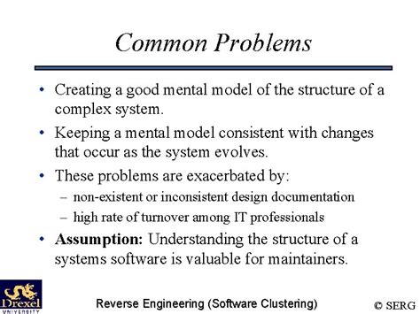 Clustering Software Systems To Identify Subsystem Structures Reverse