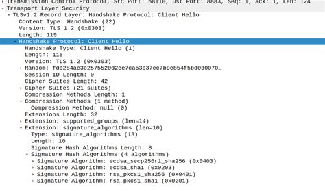 Nginx Can T Accept Tls Handshake When Client Is Not Sending Tls Extensions