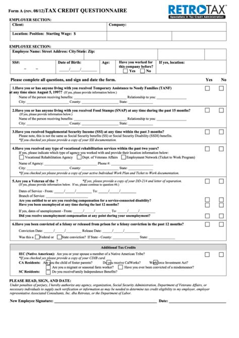 Form 8850 Fillable Printable Forms Free Online