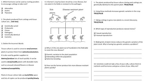 Cloning Lesson Gcse Biology Teaching Resources