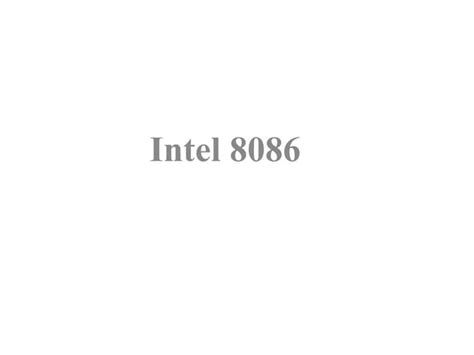 Bus Interface Unit Biu Of 8086 Microprocessor Pptx