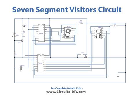 Seven Segment Visitors Counter Cd4026 Nuvem