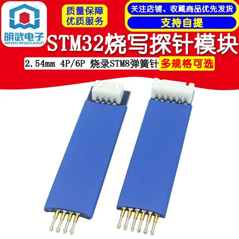 254 มม 4p 6p Stm32 โมดูลเผาไหม้ เข็มสปริง Stm8 Shopee Thailand