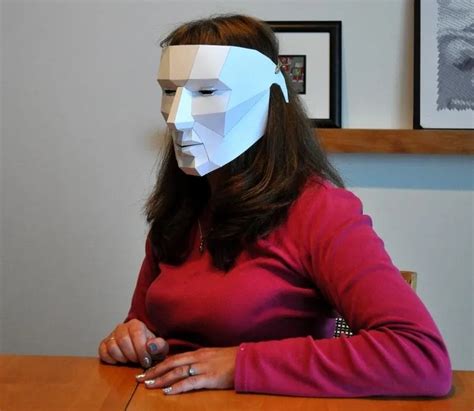 How To Make An Easy Last Minute Polygon Mask For Halloween Halloween