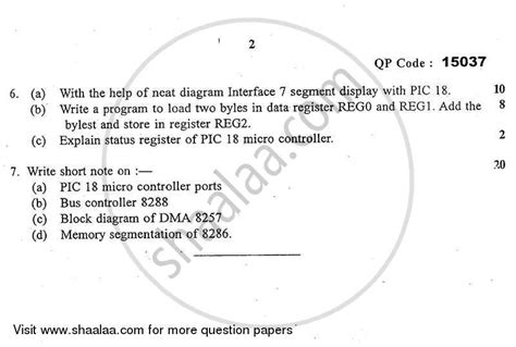 Microprocessors And Microcontrollers 2 2014 2015 Be Electronics And Telecommunication