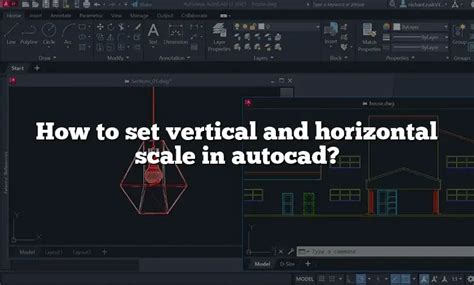 How To Set Vertical And Horizontal Scale In Autocad Caddikt