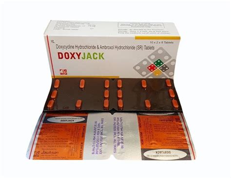 Doxycycline Hydrochloride Ambroxol Hydrochloride SR Tablets At Box Lezyncet A Tablet In