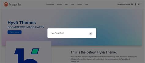 How To Open Hyvä Popup Modal In Magento 2