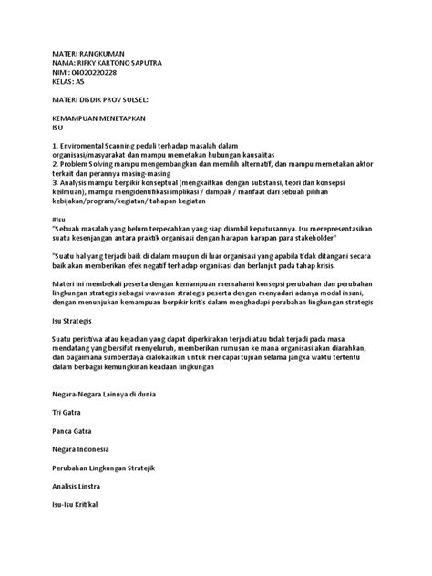 Materi Rangkuman Rifky Kartono Saputra Pdf