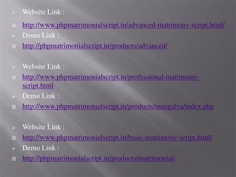 Ppt Matrimonial Script Php Matrimonial Script Powerpoint Presentation Id7359718