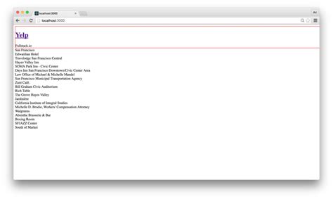 Fullstack React React Tutorial Cloning Yelp