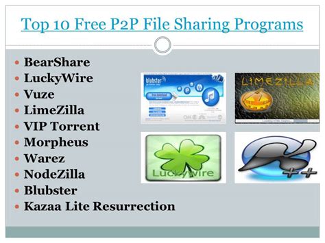 Top 10 Free P2p File Sharing Programs Youtube