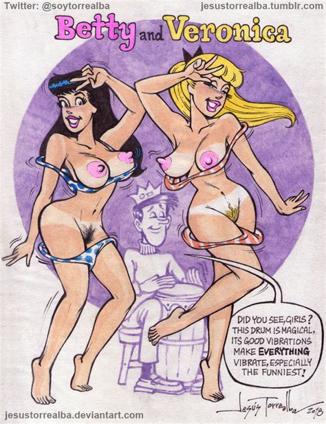 Rule 34 Archie Comics Betty And Veronica Betty Cooper Black Hair