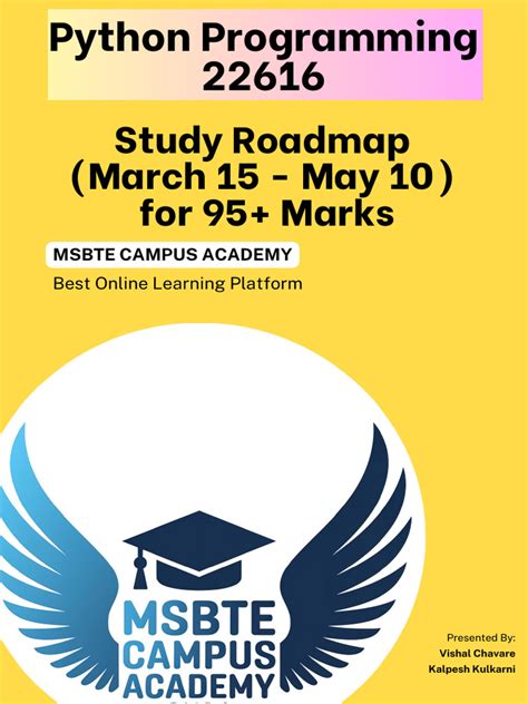 Python Msbte Success Pack Your Shortcut To 95 Marks Pdf Object