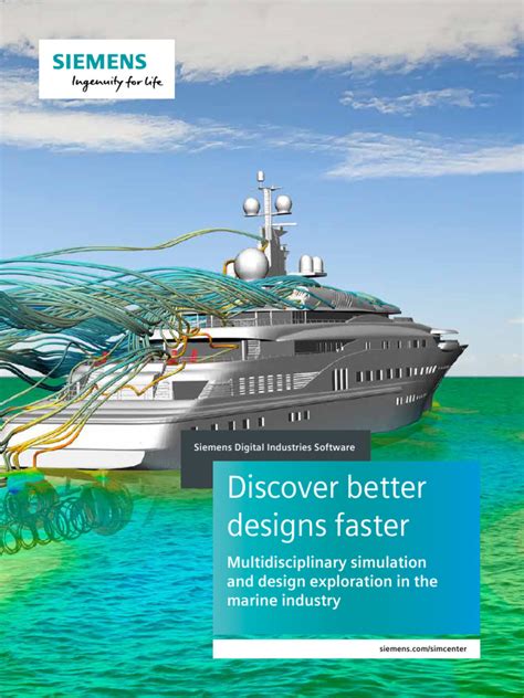 Siemens Sw Multidisciplinary Simulation In The Marine Industry Eb Pdf Computational Fluid