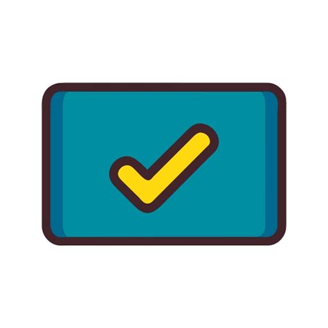 체크 마크 아이콘 투명한 배경 체크마크 아이콘 승인된 기호 확인 표시 디자인 프리미엄 Ai 생성 벡터