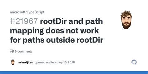 Rootdir And Path Mapping Does Not Work For Paths Outside Rootdir · Issue 21967 · Microsoft