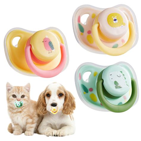 3pc Pet Dog Silicone Pacifier2024 New Puppy Pacifier For