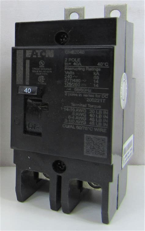 Eaton Ghb2040 Molded Case Breakers Mccbs