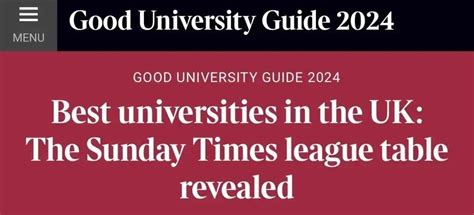 2024 Times英国大学排名发布！圣安德鲁斯强势夺冠！ 知乎