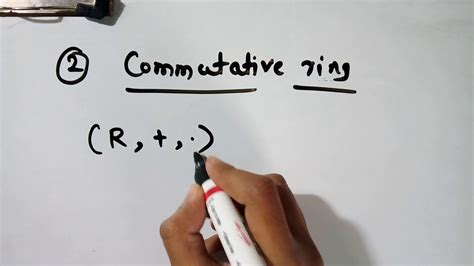 6th Unit Commutative Ring And Ring With Unit Element 10 Youtube
