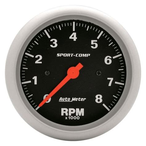 Auto Meter® Sport Comp Series In Dash Tachometer Gauges