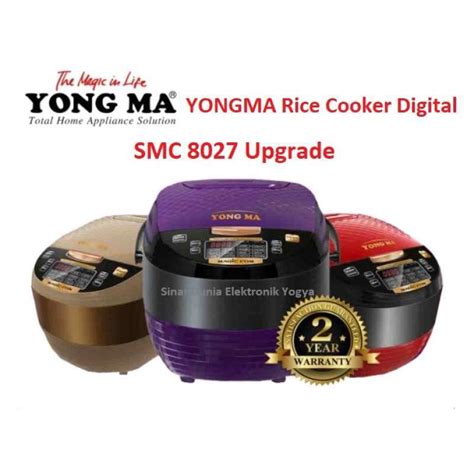 Jual Yong Ma Smc 8027 Digital Rice Cooker Smc 8027 Smc8027 Sidoarjo Di Seller Rejeki Shop