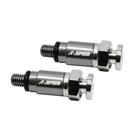Apico Fork Bleeder Screws M5x08 Kybshowa Silver At Motocross