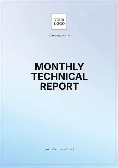 Free Engineering Report Template To Edit Online