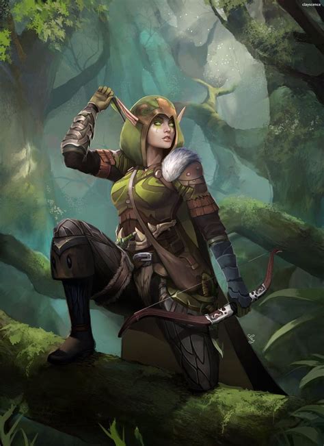 Elf Female Women Fantasy Art Medieval Warcraft Art Wow Elf Character Art