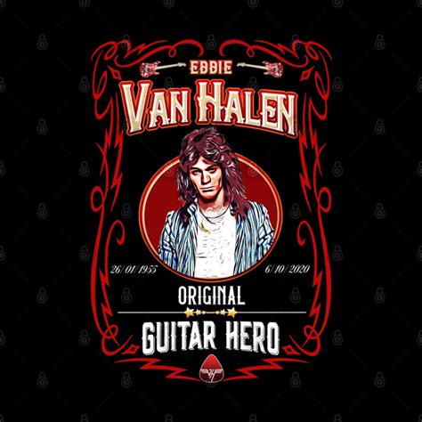 Eddie Van Halen Tribute Design Eddie Van Halen Tapestry Teepublic