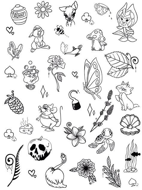 Cute Small Printable Tattoo Designs At Meredithcooper In 2024 Flash
