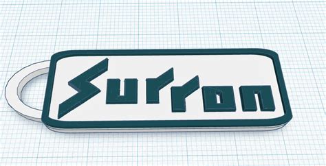 Surron Logo Keychain By Erteck Download Free Stl Model
