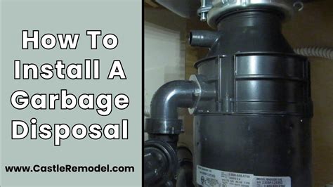 How To Install A Garbage Disposal Installing An Insinkerator 1 3 Hp Garbage Disposal Youtube